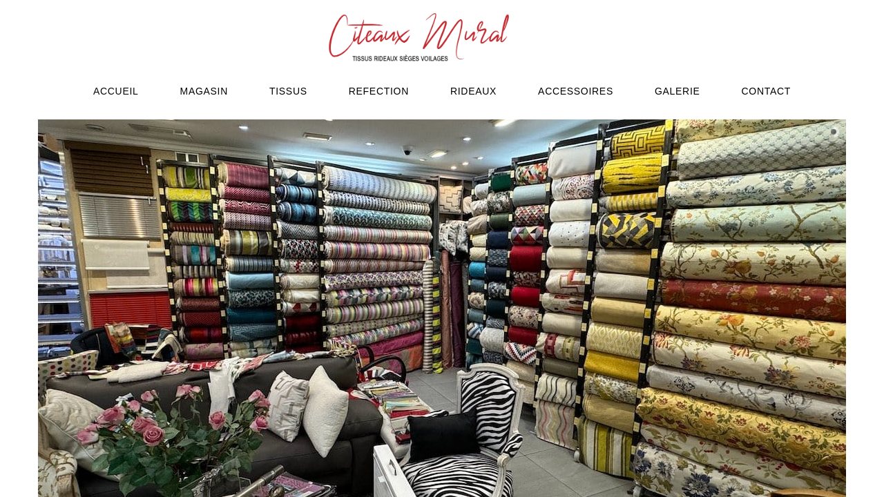 Acheter Rideaux Paris | Citeaux mural 01 43 79 01 43 | Magasin de ...